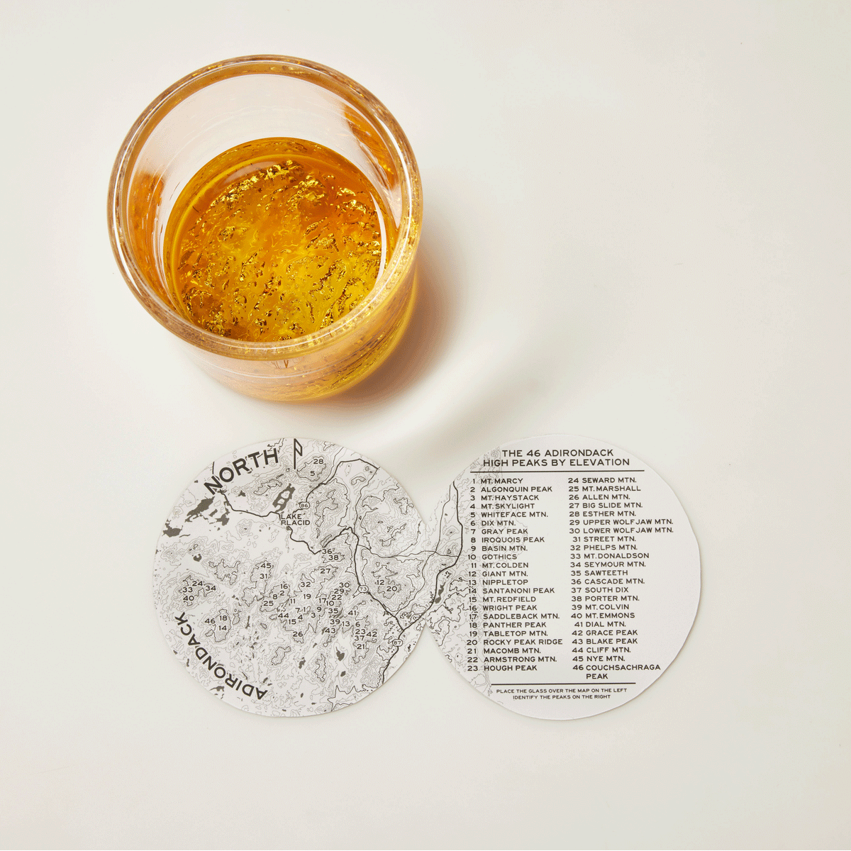 The Adirondack Box Set | Handblown Mountain Whisky, Beer & Coaster Gift