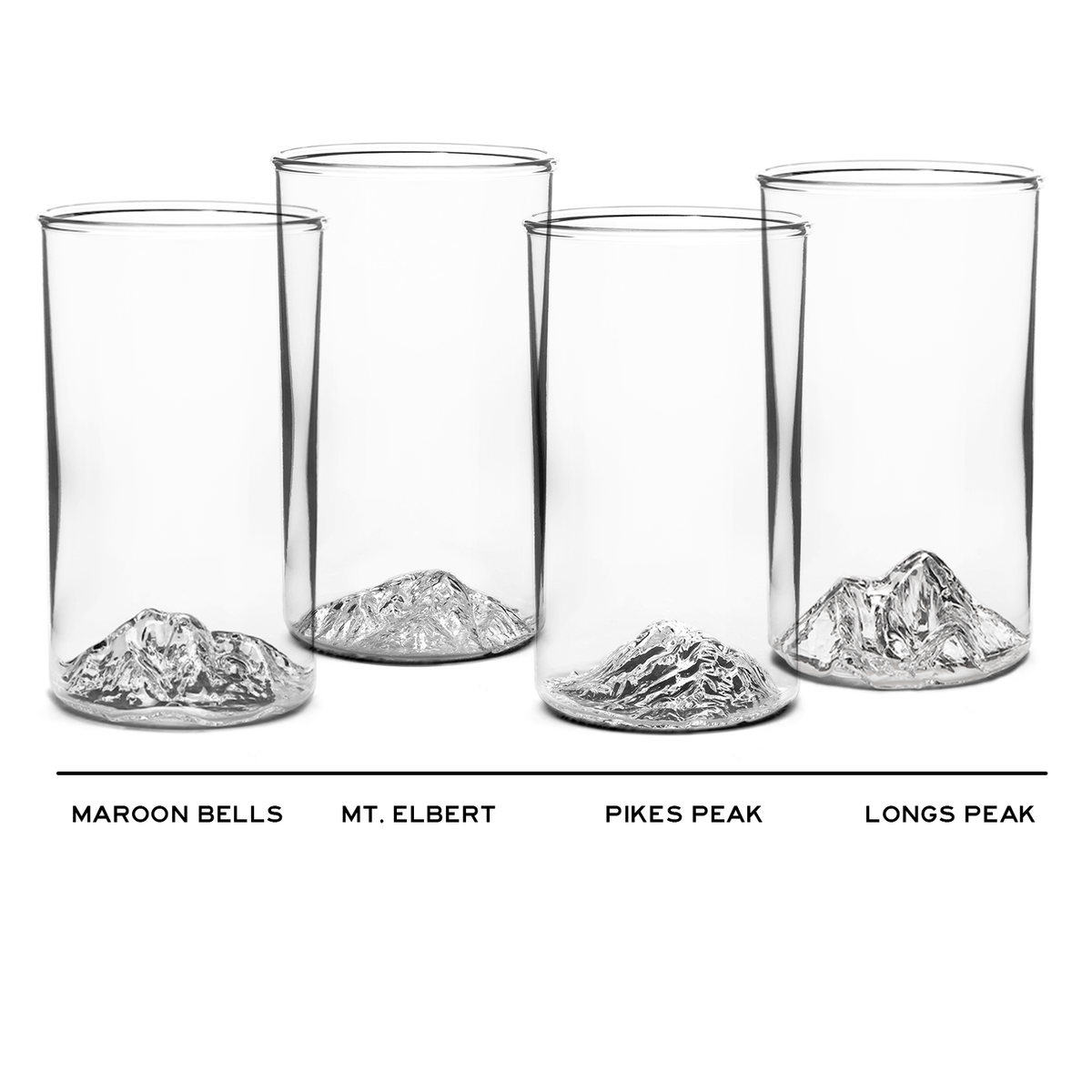 Colorado Collection | Mountain Whiskey & Beer Handblown Glasses & More