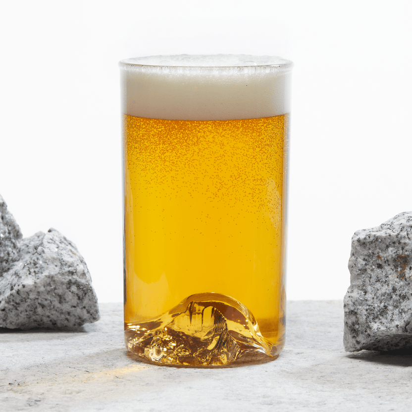 The Half Dome Set | Handblown Mountain Whisky, Beer & Coaster Gift