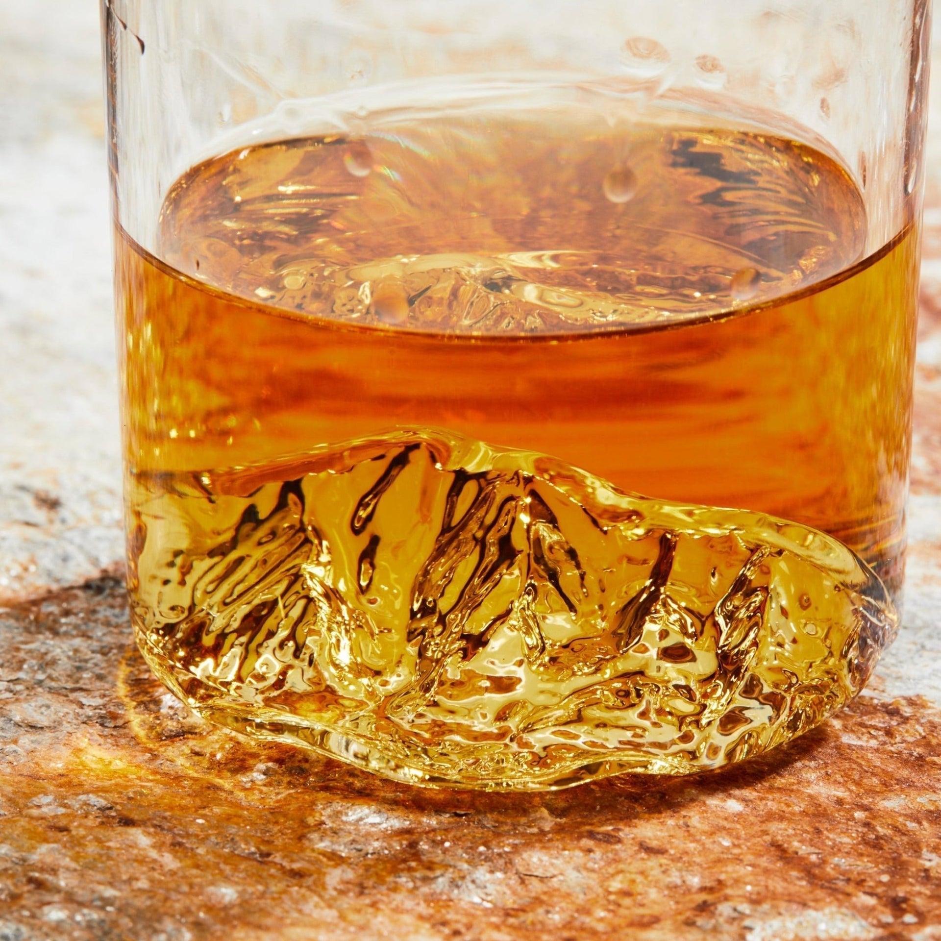 The Maroon Bells Tumbler | Handblown Mountain Whiskey Glass Made in USA