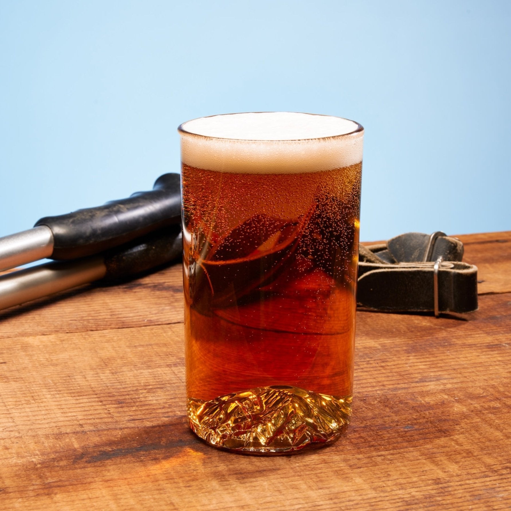 The Sun Valley Pint | Handblown Mountain Beer Glass Made in USA
