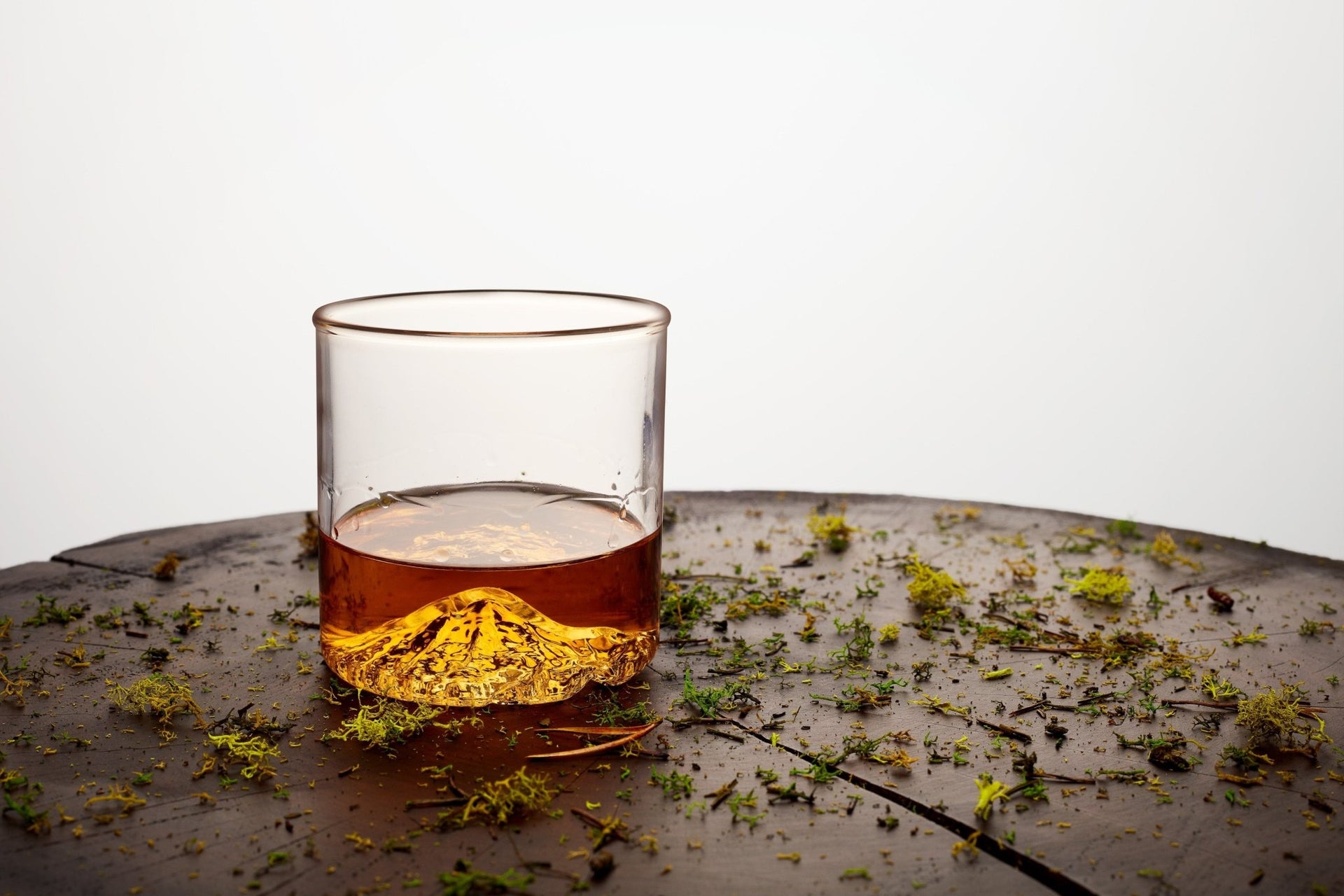 The Mt. Baker Set | Handblown Mountain Whisky, Beer & Coaster Gift